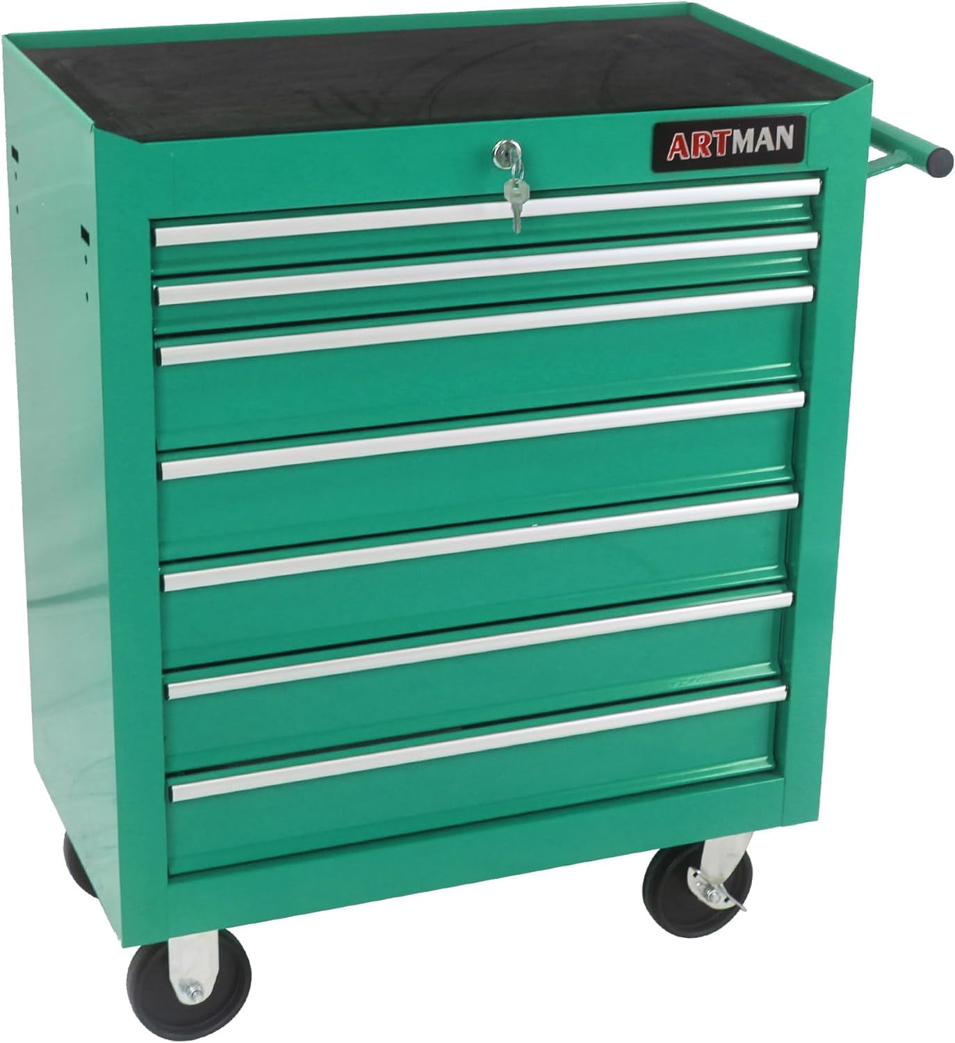 7 Drawers Tool Cart on Wheels,Multifunctional Rolling Tool Chest Tool ...