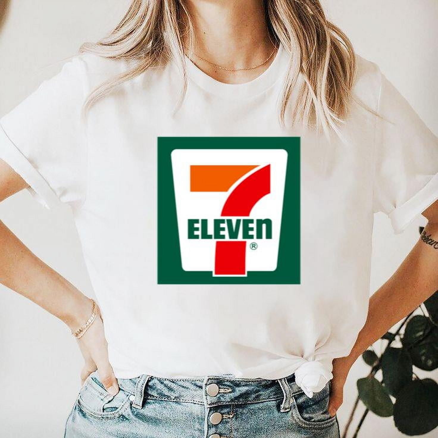 7 Eleven Logo T Shirt Convenience Store Slurpee Big Gulp Retail Brand For Fans V40104, for men ...