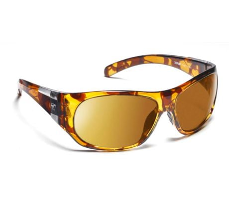 7 Eye Clay Sunglasses - Dark Tortoise Frame, SharpView Polarized Copper ...