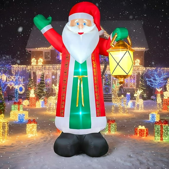 7 FT Christmas Inflatables Giant Snowman Outdoor Decorations, Blow up ...