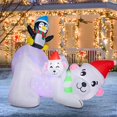 7 Ft Christmas Inflatables Ypf5 Outdoor Decorations Funny Christmas