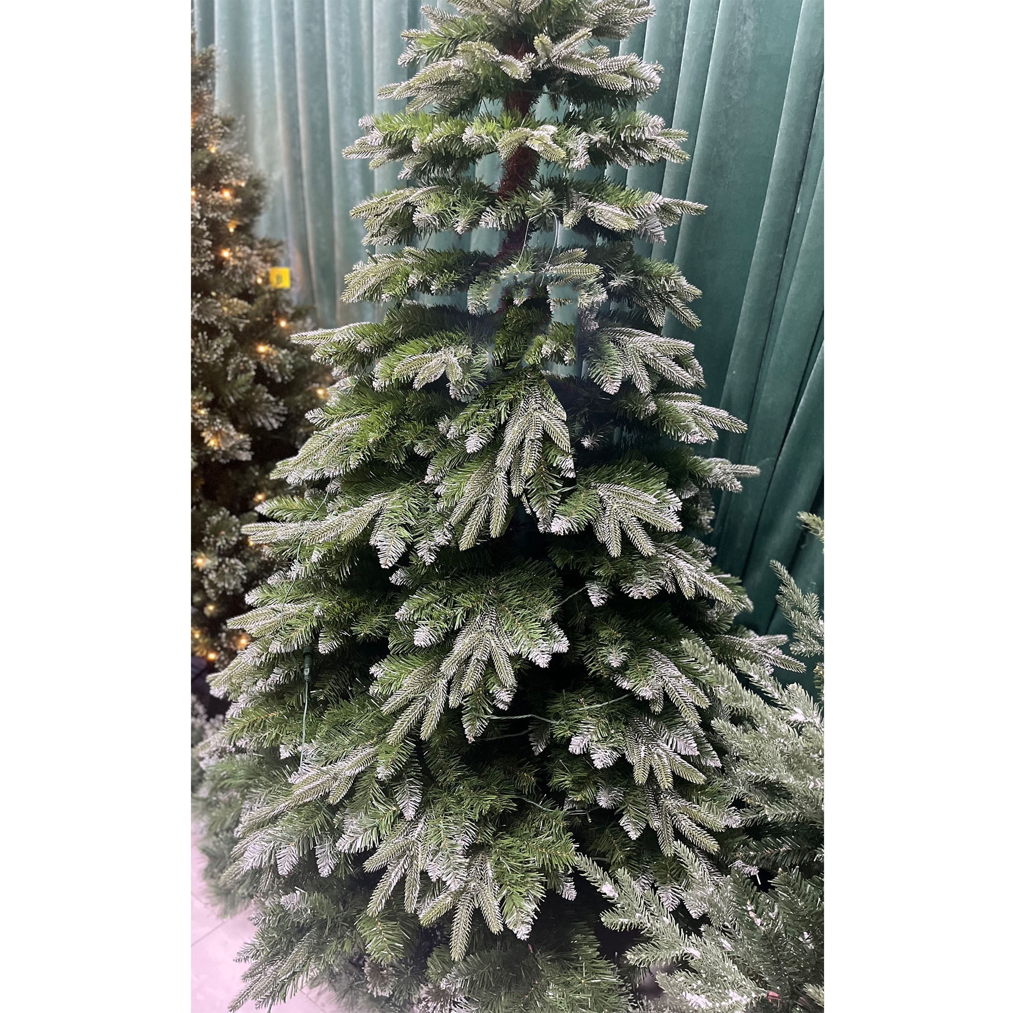 7 FT Christmas Tree ,with PE Branch 1249 Tips, Hinged Artificial ...