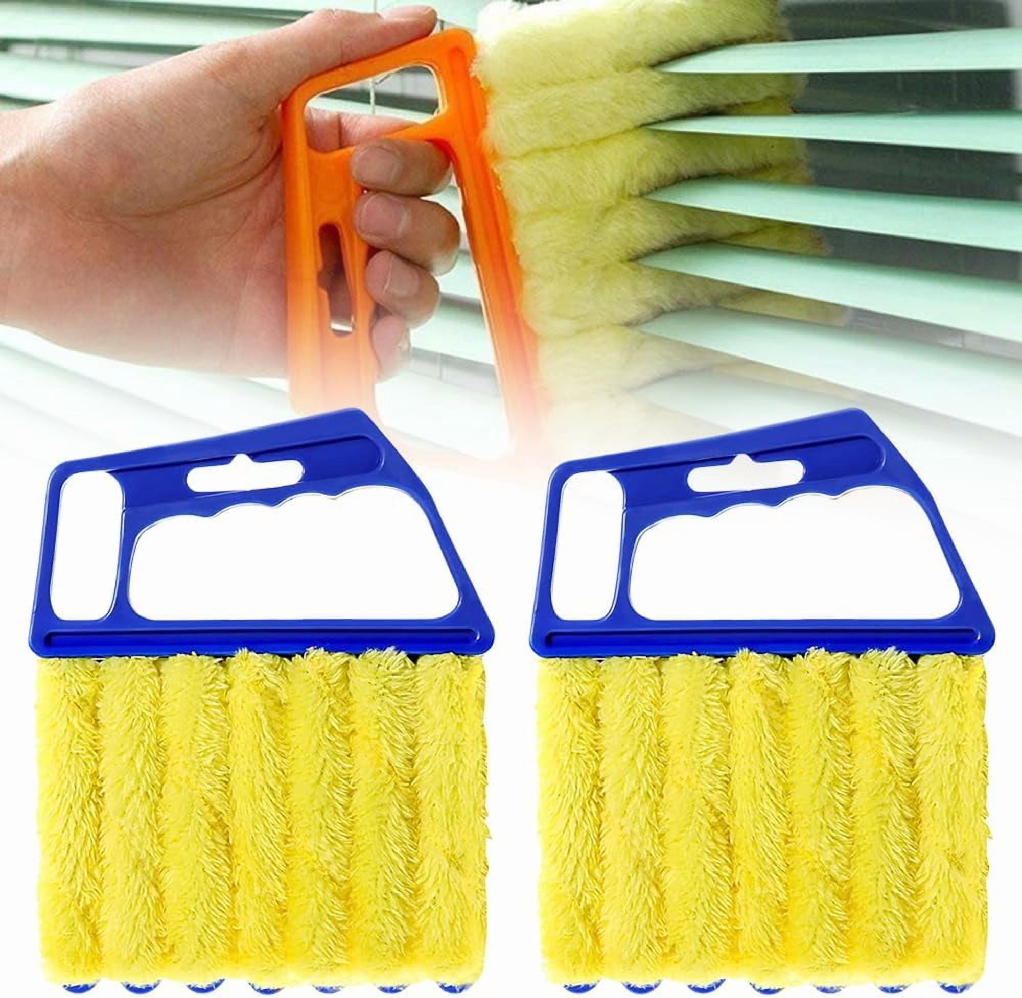 7-Finger Blind Cleaner Duster with Extra Microfiber Sleeve - 2026 ...