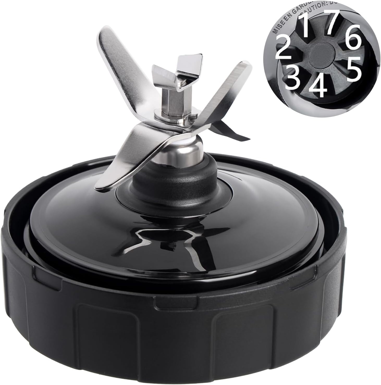 7 Fins Blender Replacement Parts Compatible for Blender, Blade Fits ...