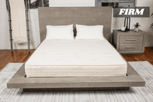 7" Firm Natural Latex Mattress - Wool & Cotton Cover- Made in USA ...