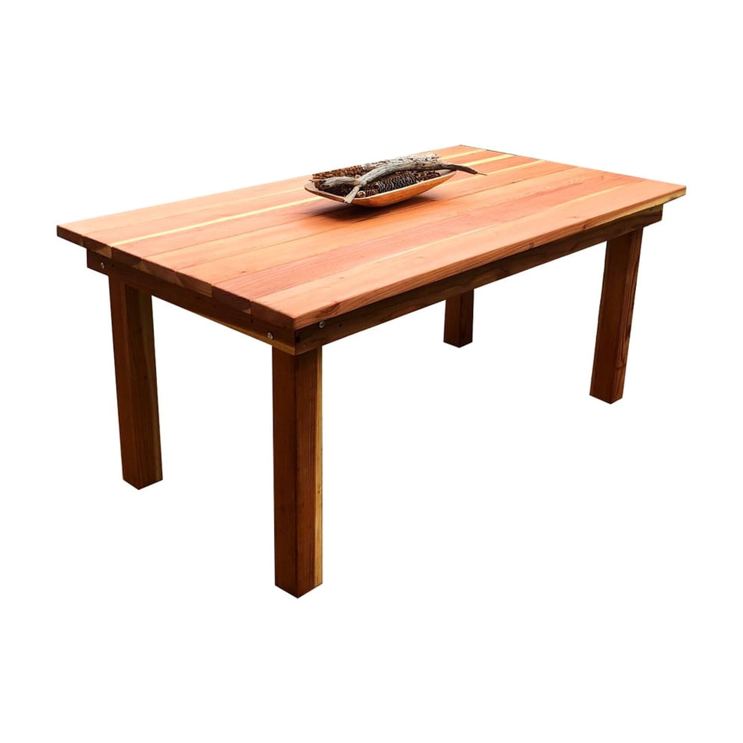 7 Foot Dining Table - Solid Wood Kitchen Table with Sealant - Walmart.com