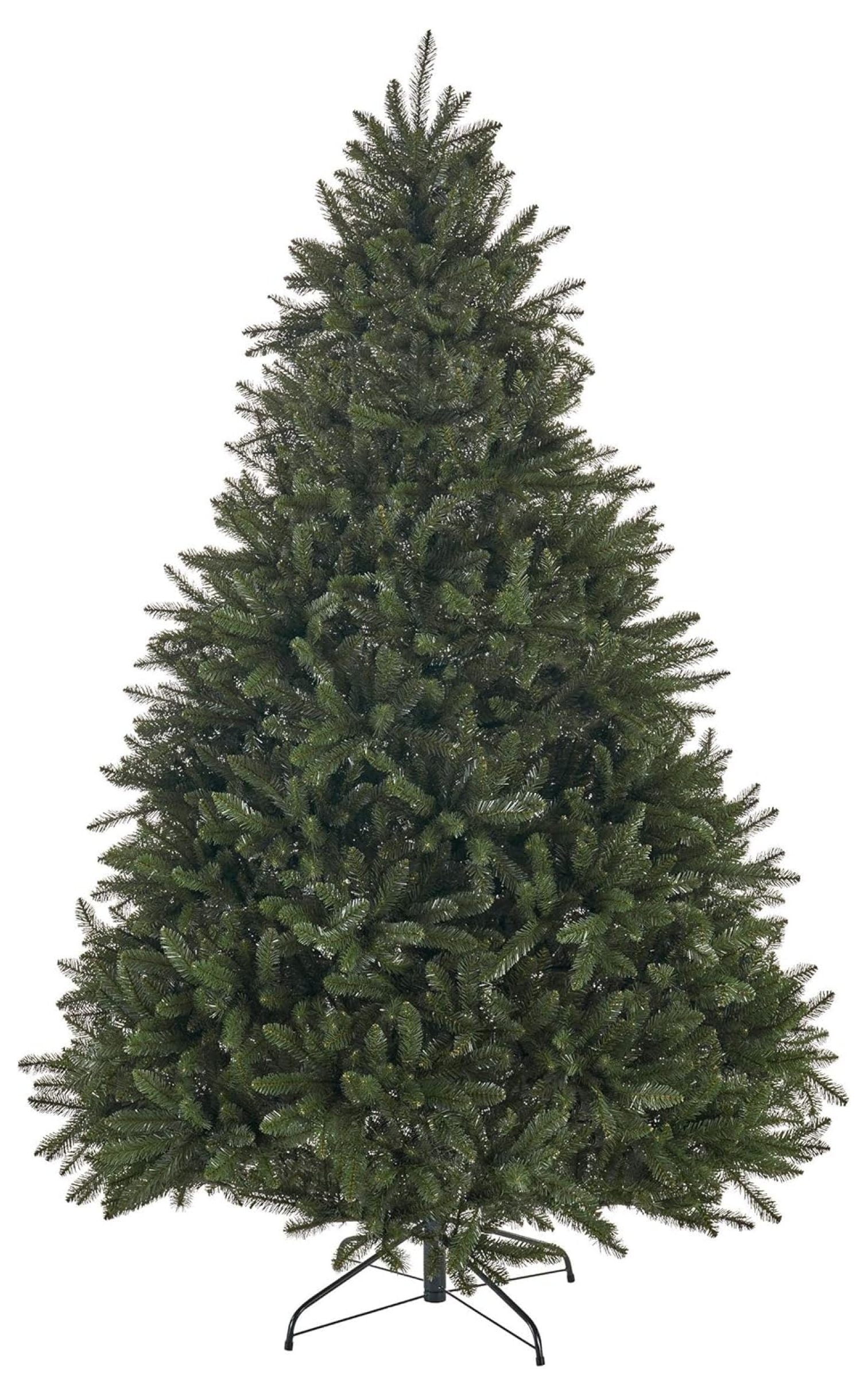 7-Foot Norway Spruce Unlit LED Hinged Artificial Christmas Tree, Green ...