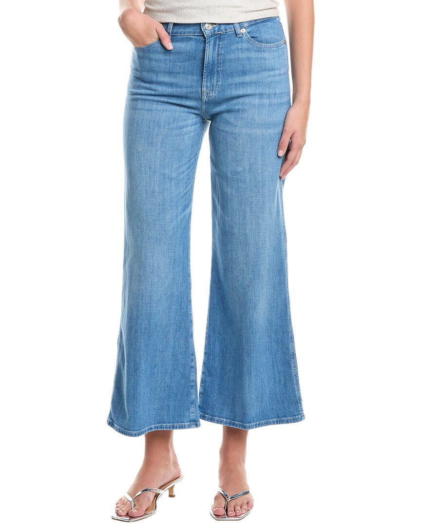 7 For All Mankind womens Left Hand Cropped Lotta Charleston Wide Leg ...