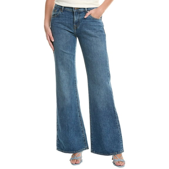 7 For All Mankind womens Modern Dojo Black Flare Jean, 29 - Walmart.com