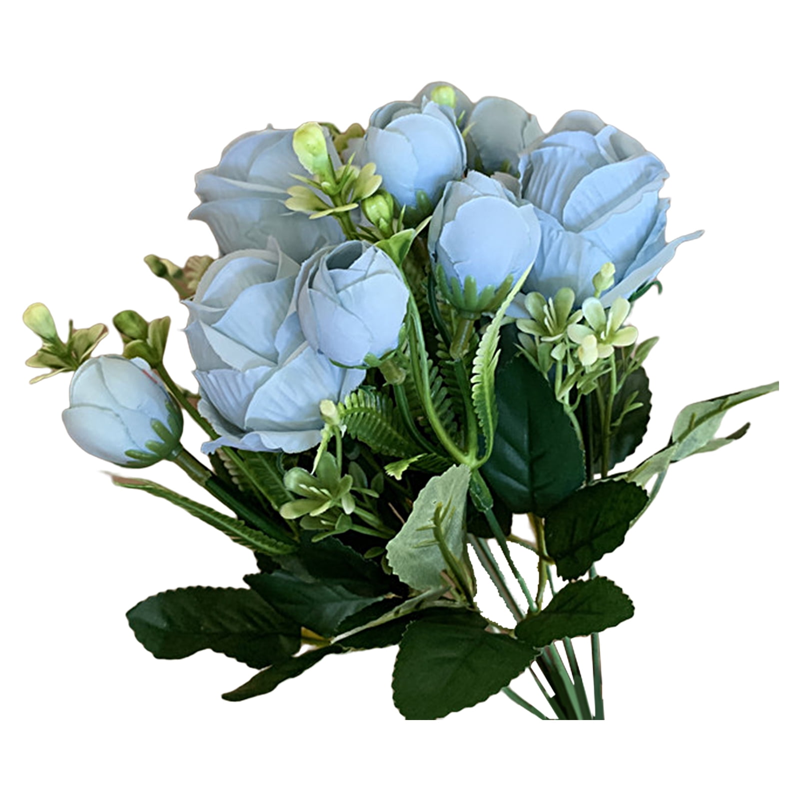 7 Fork Artificial Flower Exquisite Not Wither Realistic Fake Rose Eye ...