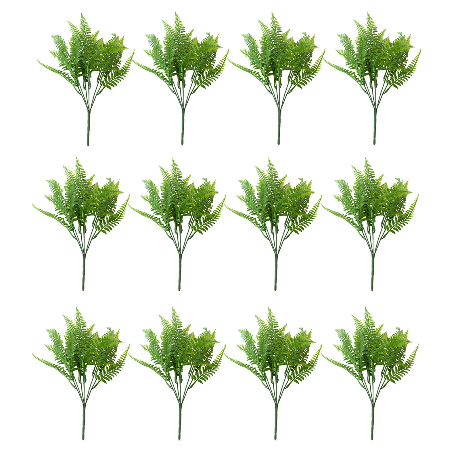 7 Forks Artificial Persian Grass Plants,Faux Greenery Stems,UV ...