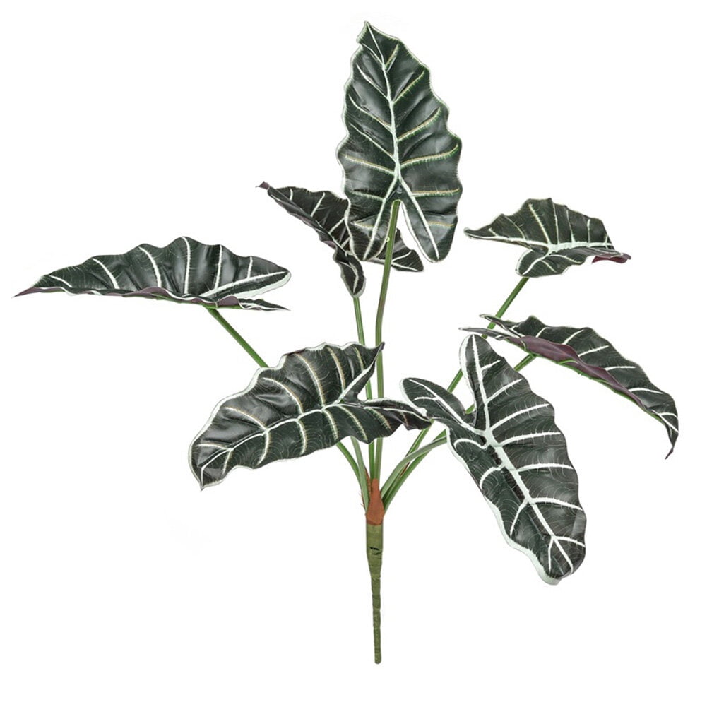 7 Forks Nordic Artificial Alocasia Leaves Simulation Plant Fake Turtle ...