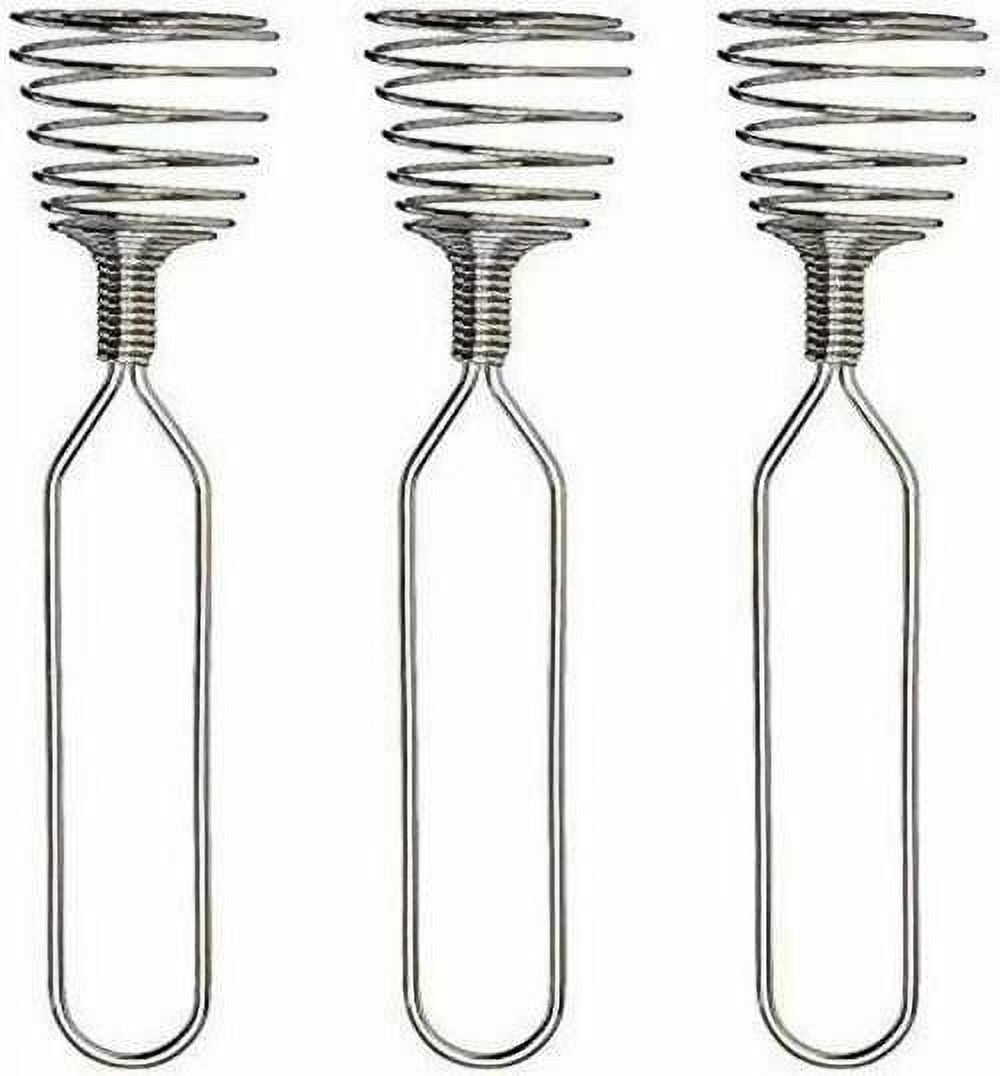 7" French Spring Coil Whisk 3 PK - Wire Whip Cream Egg Beater Gravy ...