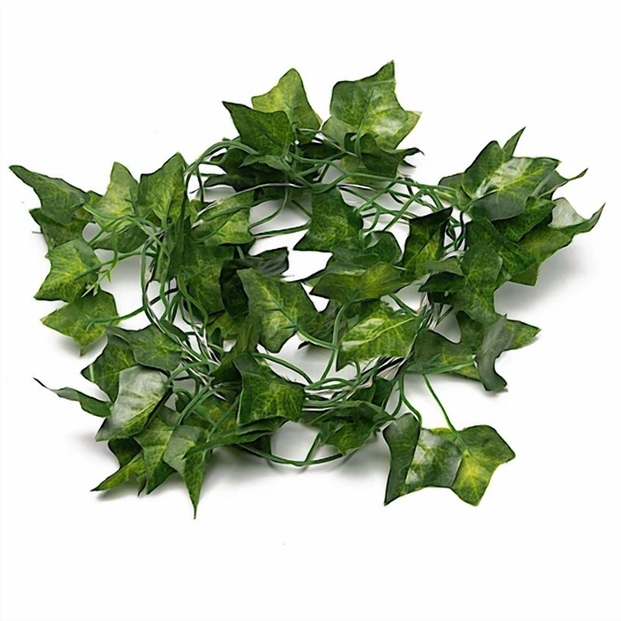 7 Ft Green Led Ivy Leaf Garland Battery Operated Fairy Lights Party ...