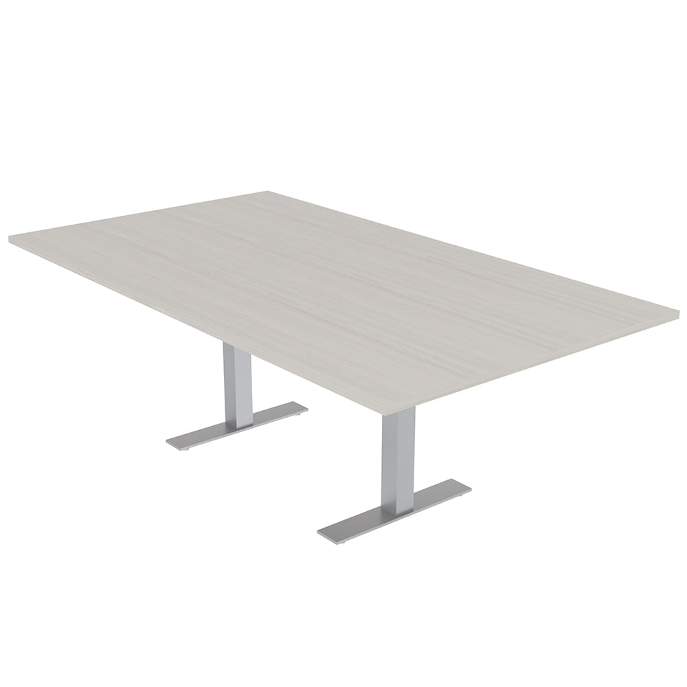 7 Ft Rectangular Conference Table Metal T Bases Power And Data Unit ...
