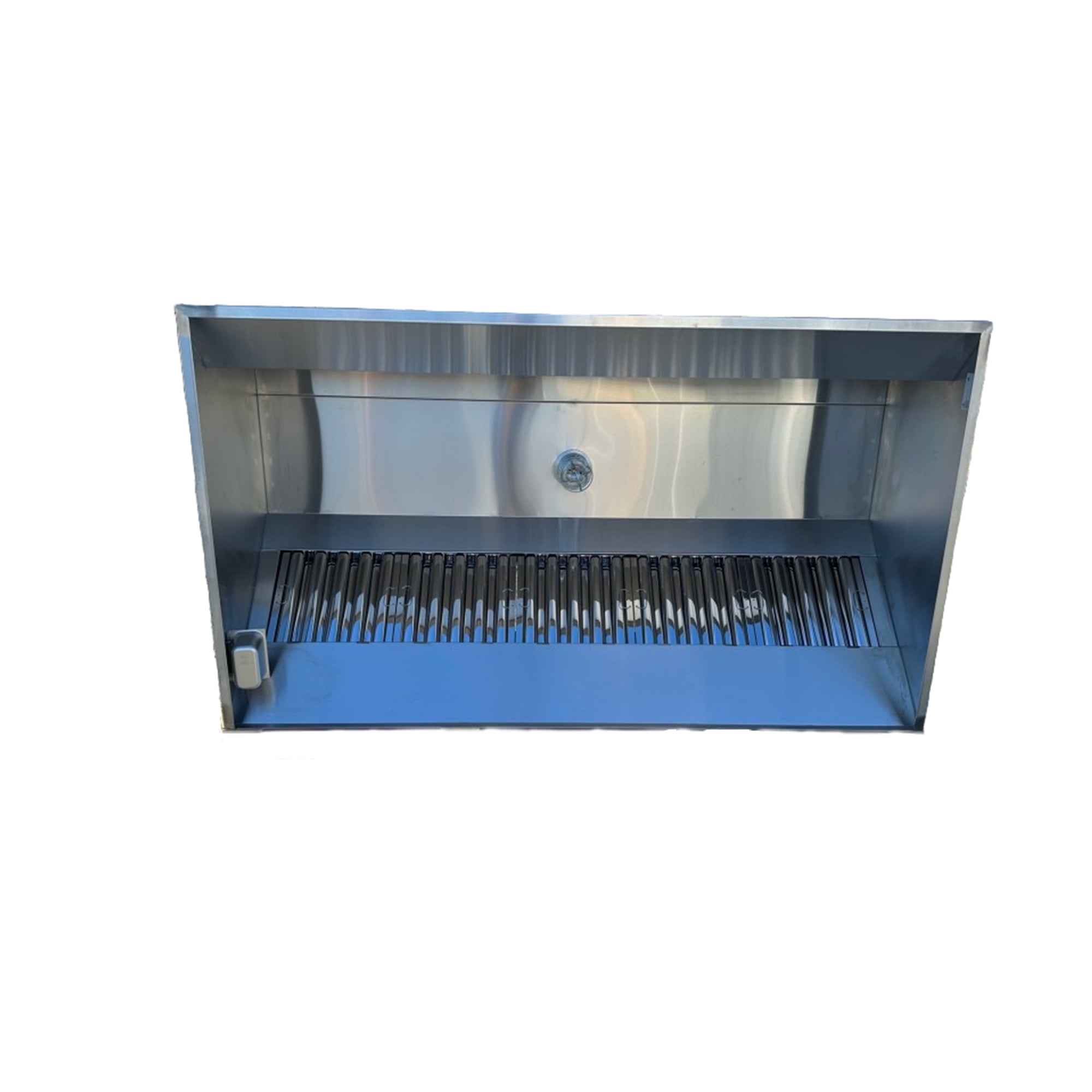 7 Ft Restaurant Hood and Exhaust Fan, Stainless steel Range Hood ...