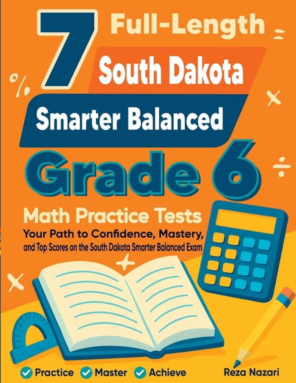 7 Full-Length South Dakota Smarter Balanced Grade 6 Math Practice Tests ...