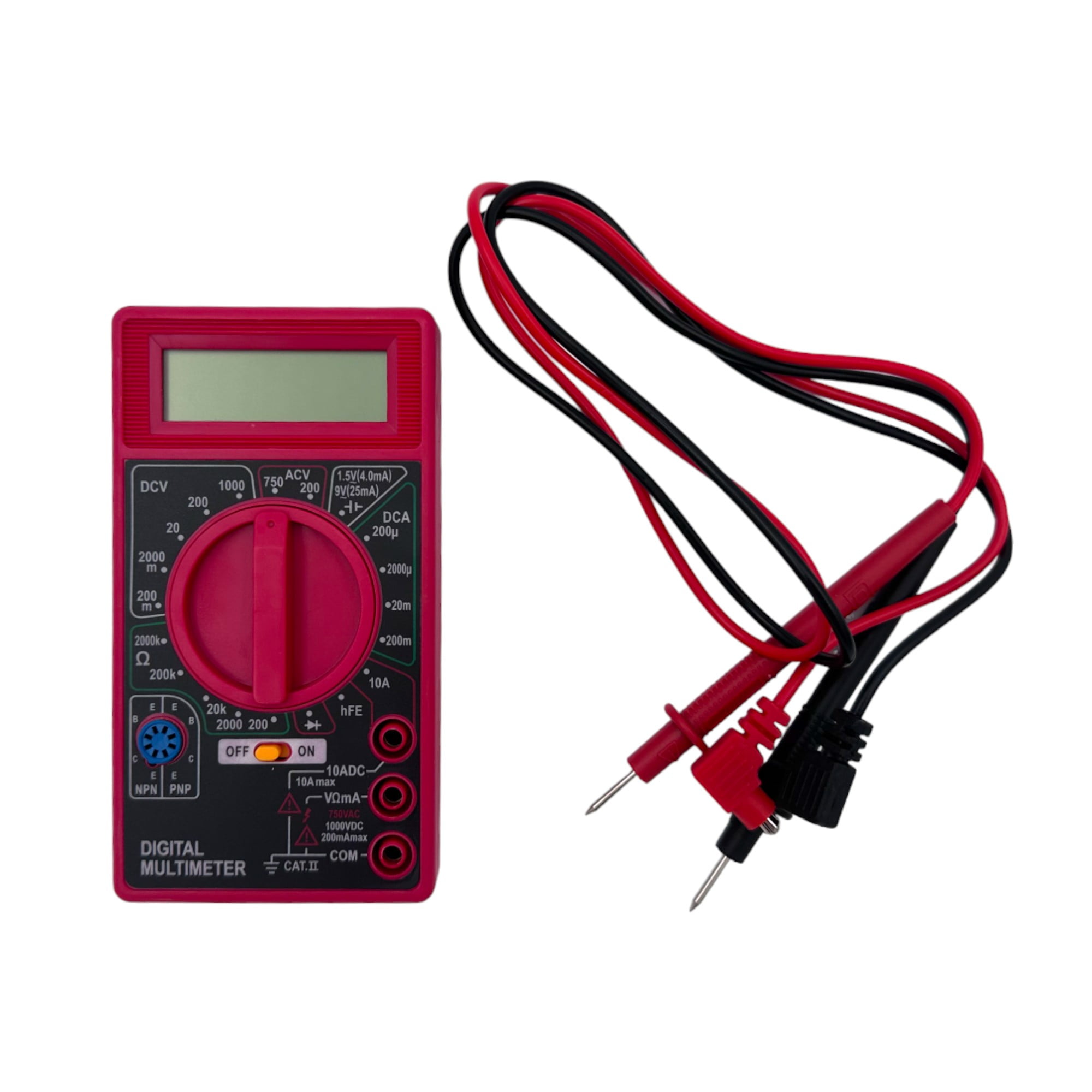 7 Function Digital Multimeter Tester with Leads - Walmart.com