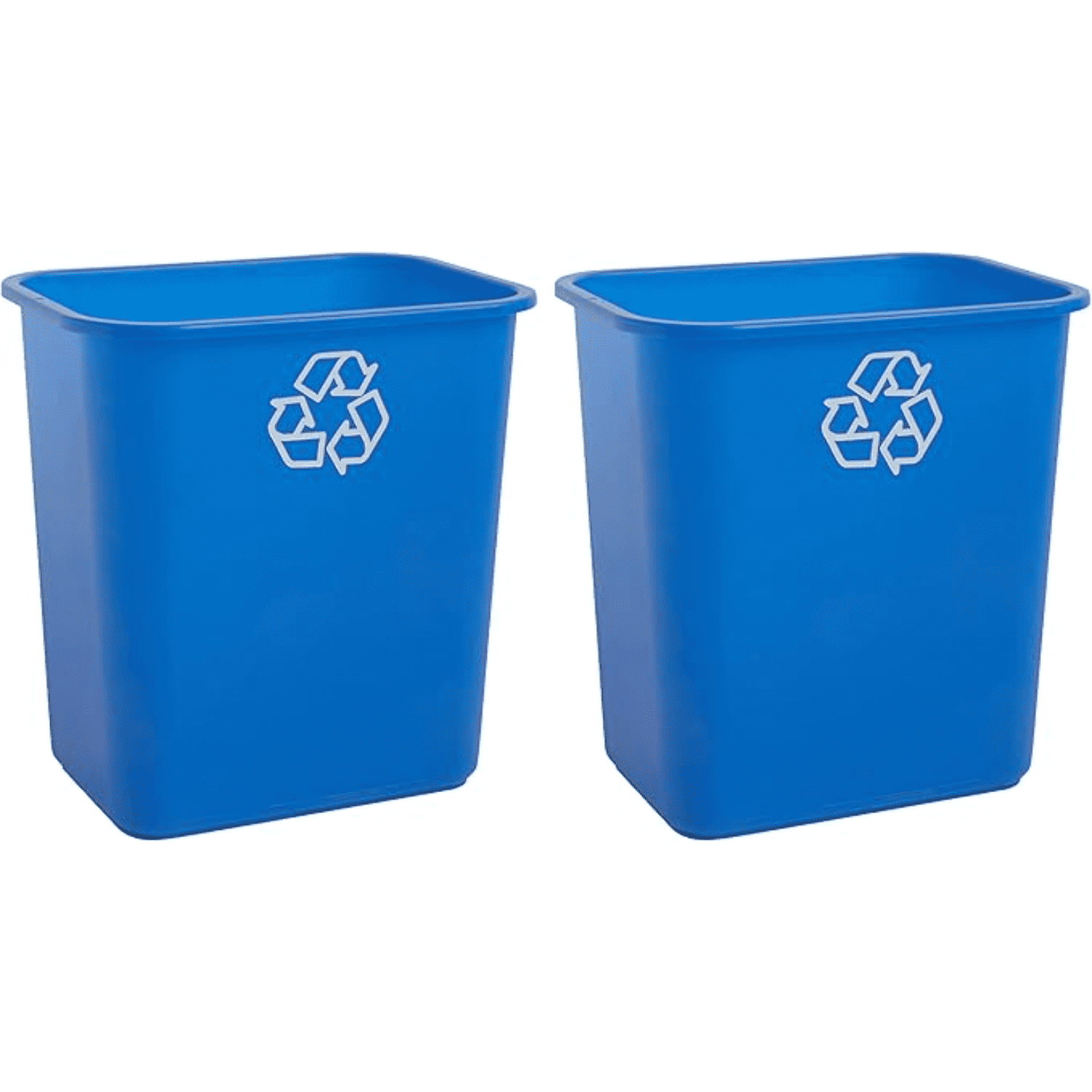 7 Gallon / 28 Quart Space Saving Recycling Bin, Fits Under Desk and ...