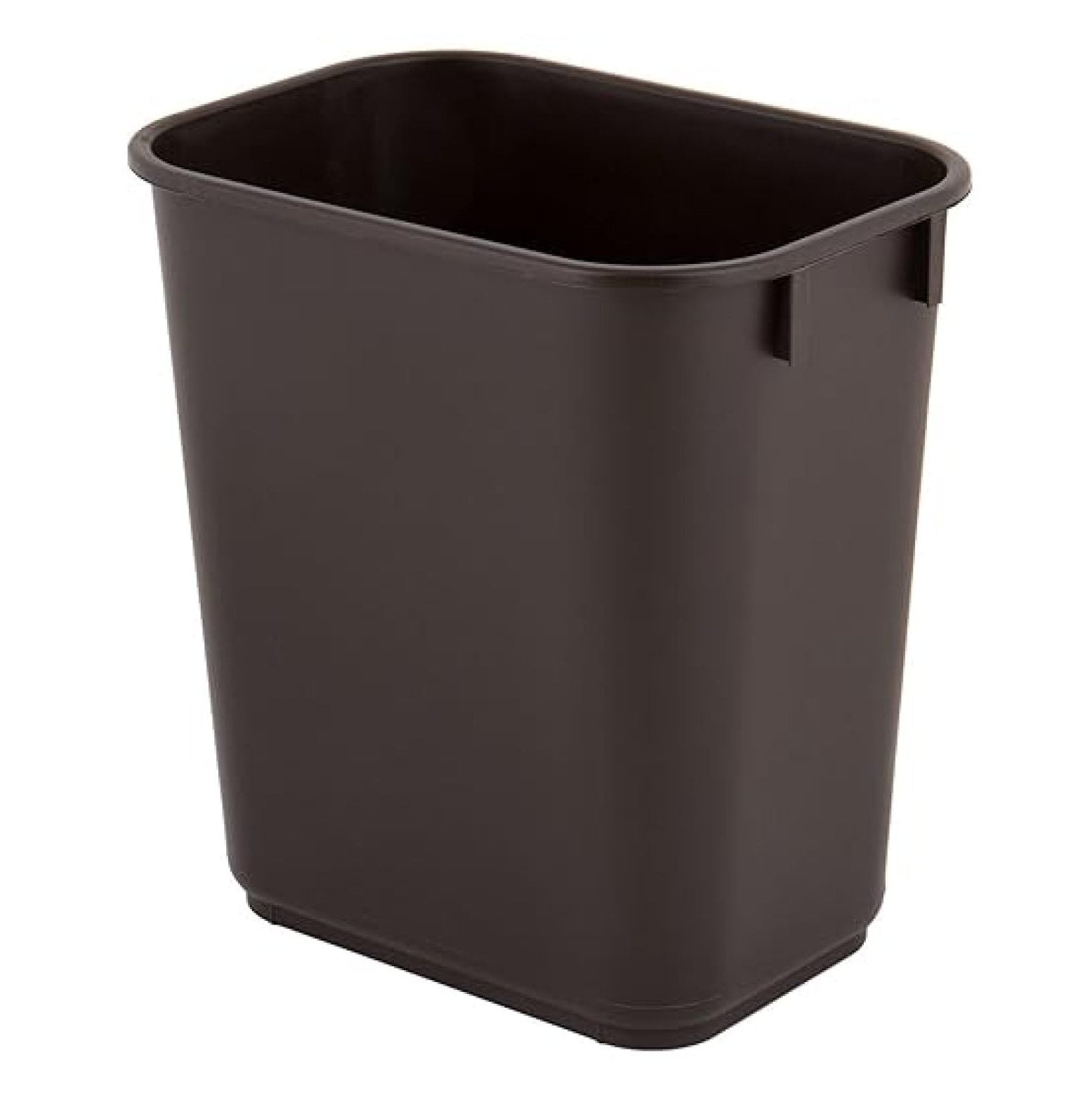 7 Gallon Brown Rectangular Wastebasket Restaurant Trash can Trash can ...