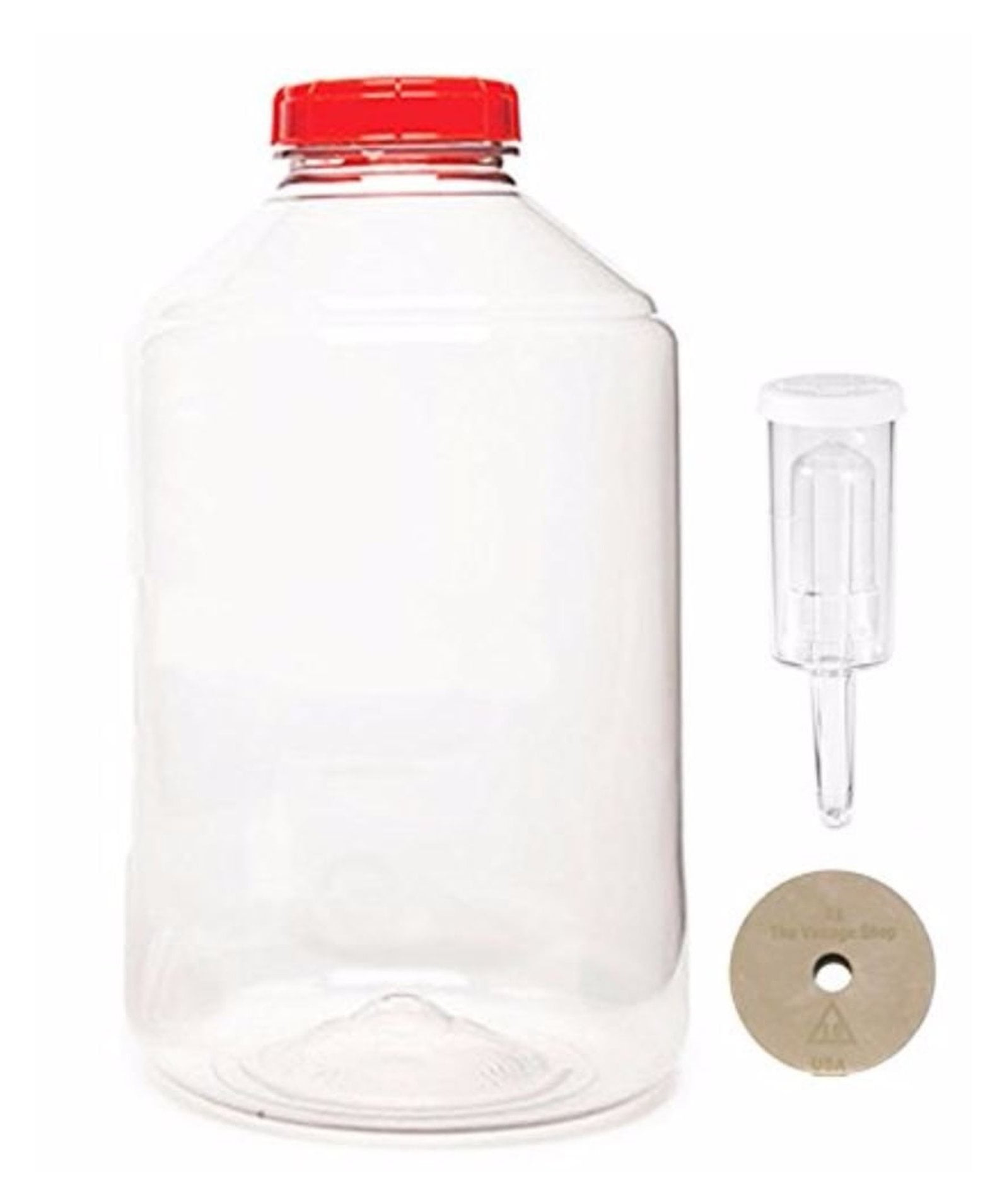 7 Gallon Fermonster Wide Mouth Carboy With #10 Drilled Stopper and Econolock - Walmart.com