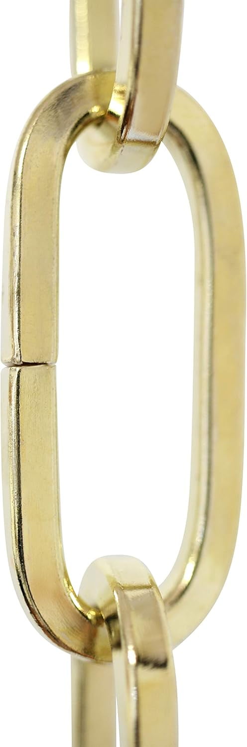 7 Gauge Decorative Solid Steel Fixture Chain | 3 Foot Increments ...