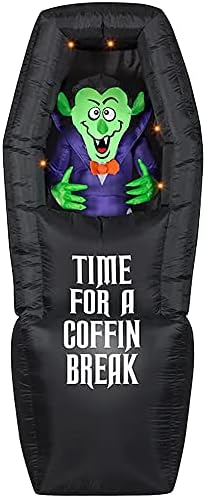 7' Gemmy Airblown Inflatable Halloween Animated Vampire Rising in ...