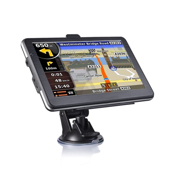 7" HD Car GPS Navigation 8G RAM 128-256MB FM Bluetooth AVIN Europe Map ...