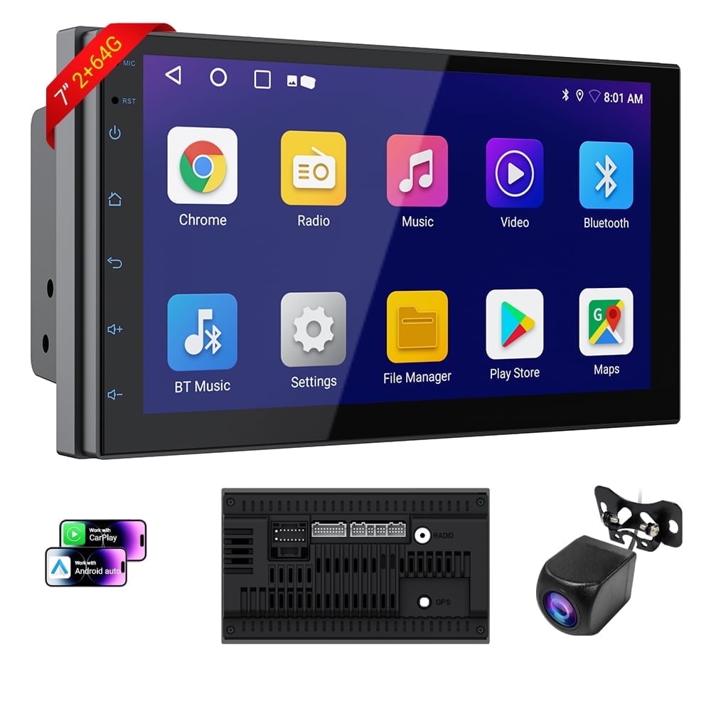 Haudio Wireless CarPlay Screen for Car & Android Auto Head Unit ...