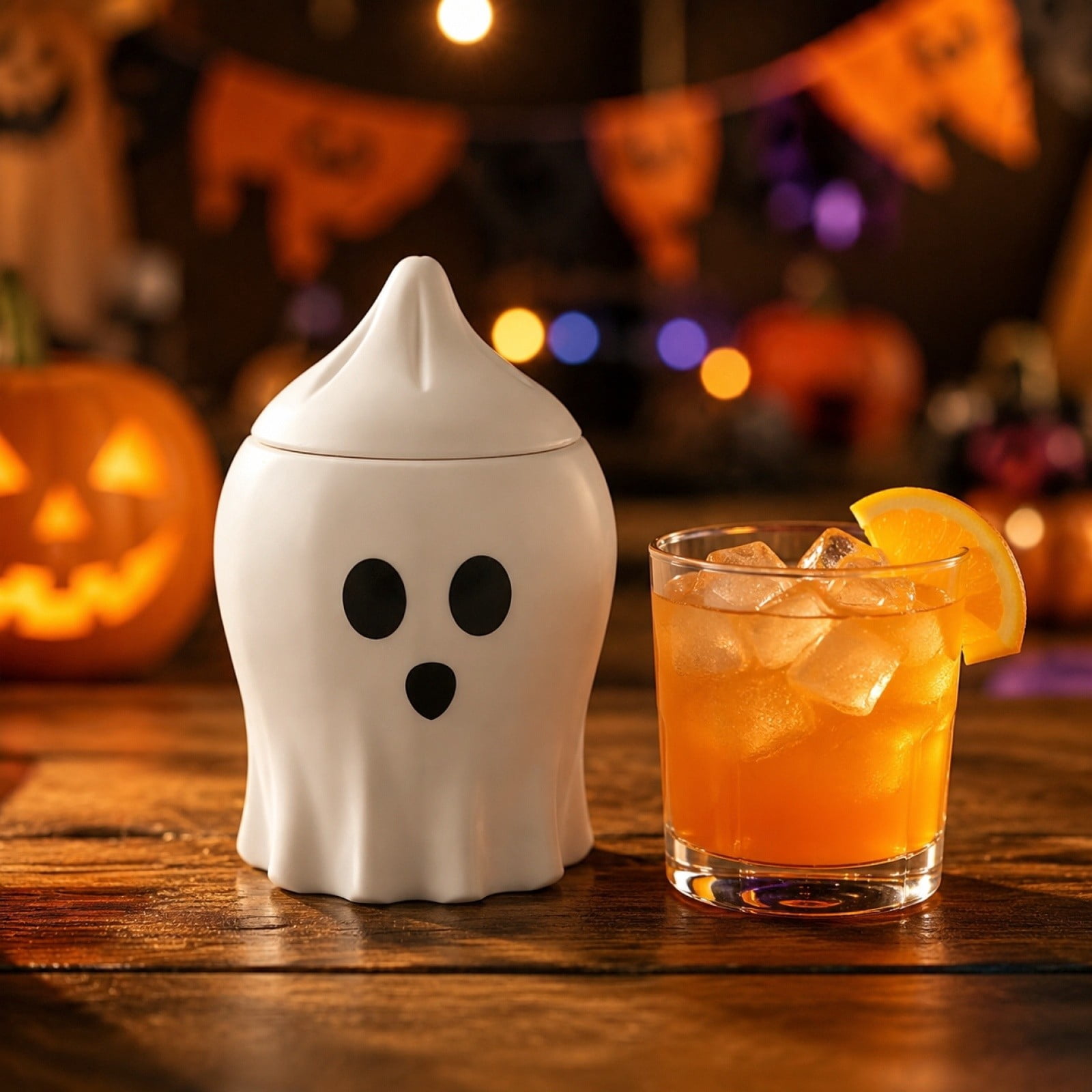 7" Halloween Trick or Treat Bucket, Halloween Jack O Lantern Candy ...