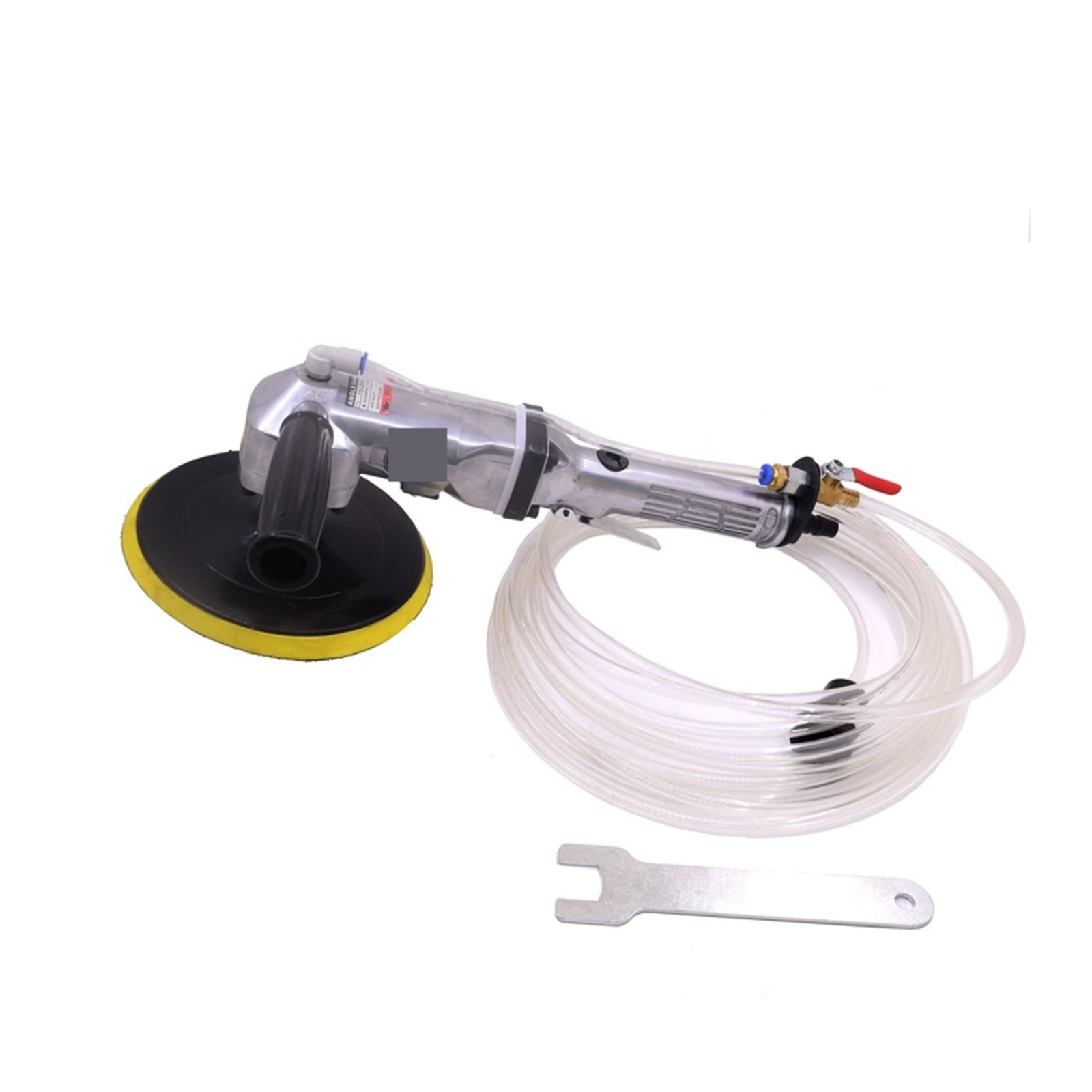 7" Hand-Held Pneumatic Water Feed Sander For Stone Metal Tile Air ...