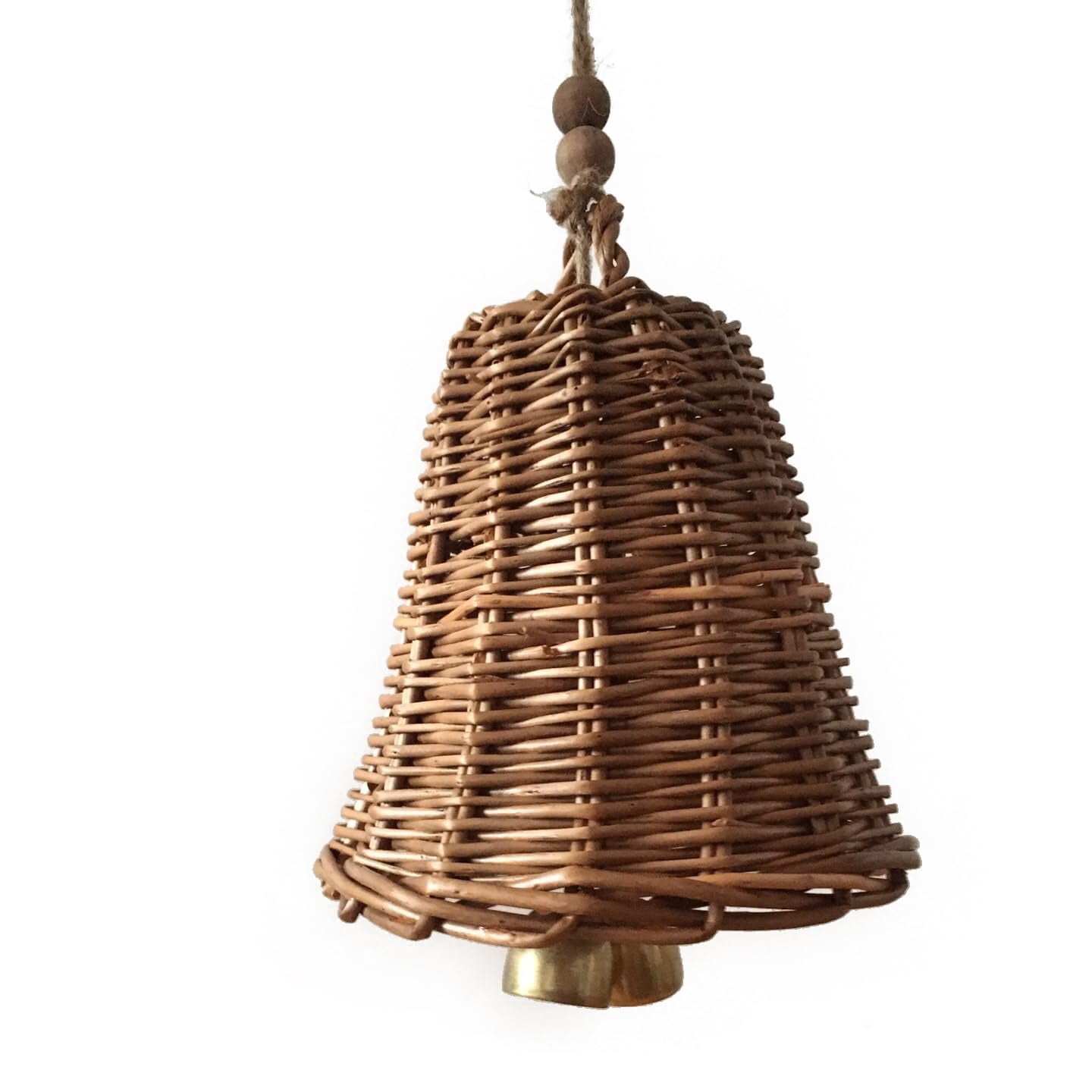 7" Handmade Wicker Rattan Bells Country Style Door Door Decoration Home ...