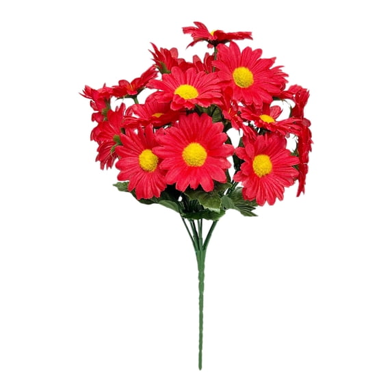 7 Heads 21 Flowers Artificial Daisy Bouquet for 6th Of July ...