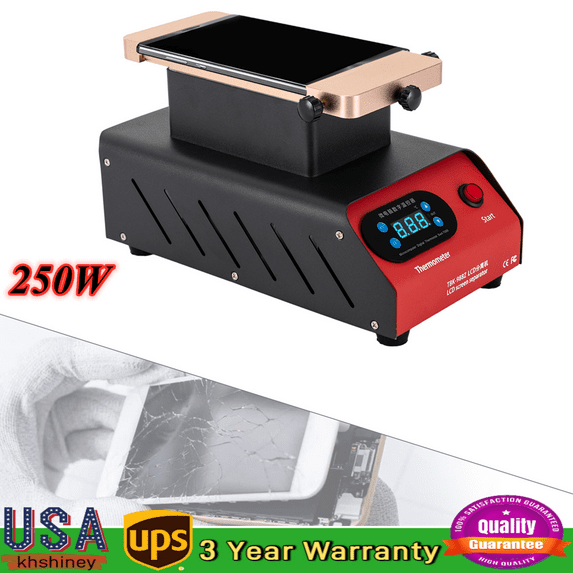7" Heating Screen Mobile Cell Phone Repair Tool LCD Hot Plate Screen ...