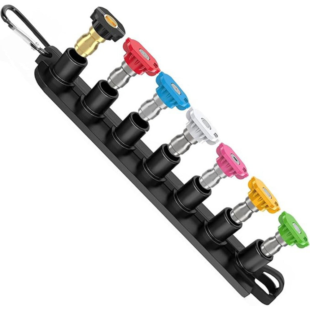 7* High Pressure Washer 1/4 Inch Nozzle And Storage Rack For Car ...