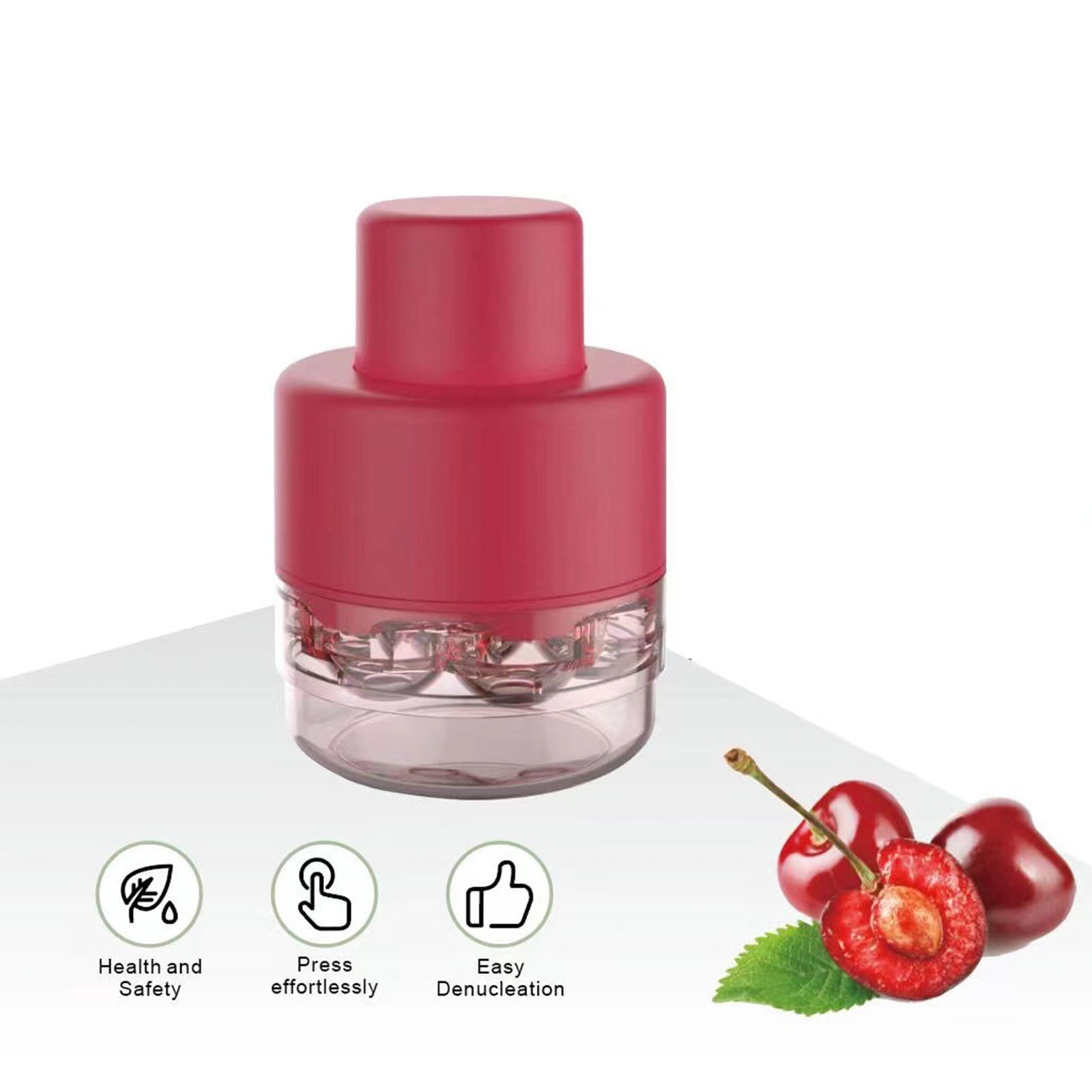 7-Hole Press Type Cherry Pitter Cherry Corer Cherry Seed Remover And ...