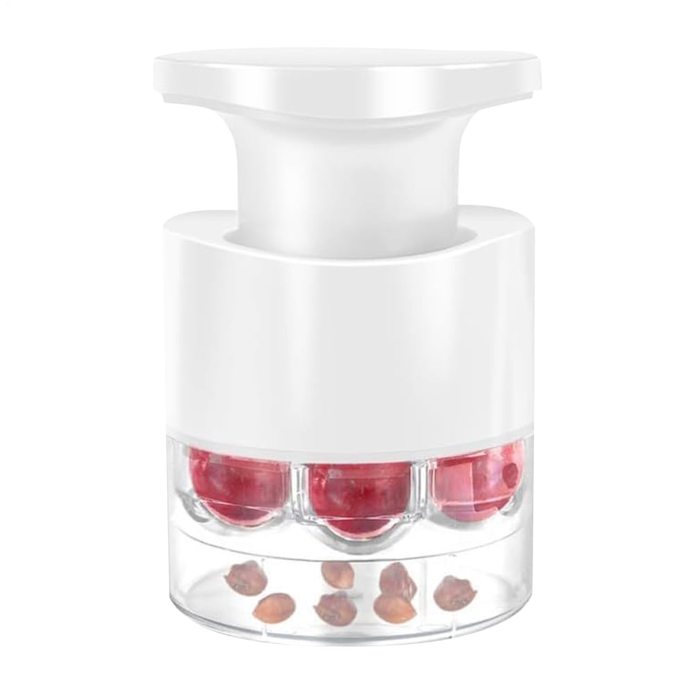 7 Holes Cherry Fruit Kitchen Pitter Remover Olive Corer Remove Pit Tool ...