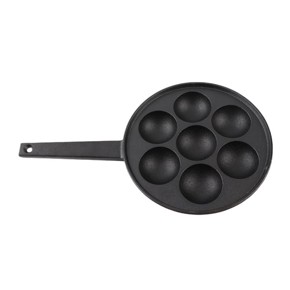 7 Holes Nonstick Takoyaki Grill Pan, Takoyaki Grill Pan Cast Iron Heavy ...