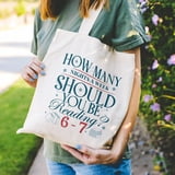 7 How Many Nights A Week Should You Be Reading Tote Bag Book Lover ...