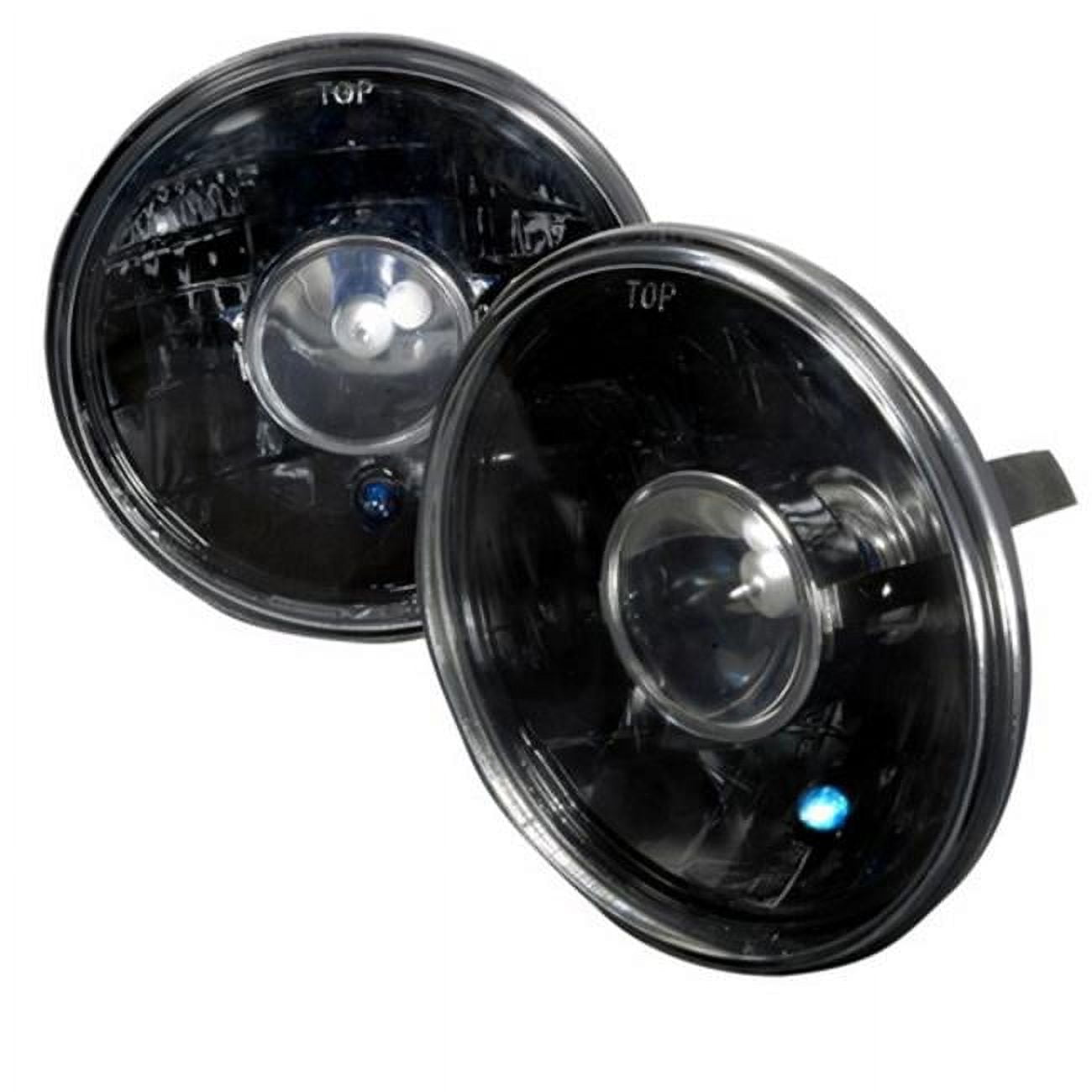 Spec-D Tuning LHP-7RNDJM 7 in. Projector Headlights Round with H4 Bulb ...