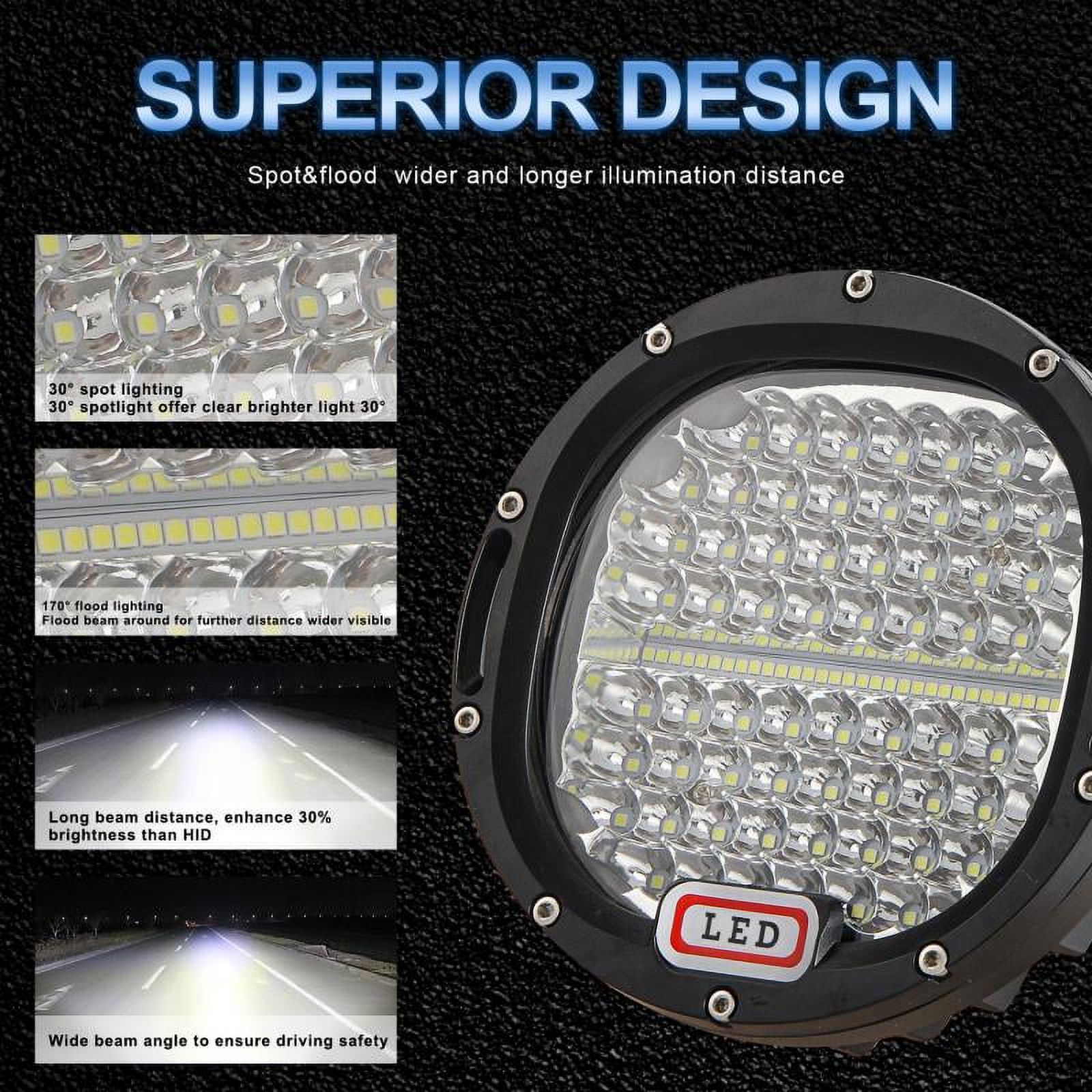 7 IP68 Off~road Spot Flood LED Roof Work Light Bar For ARB Offroad SUV ...