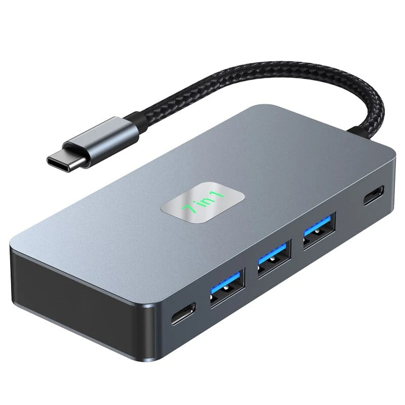 7-In-1 Docking Station Hub Usb 3.0 Multifunctional, Usbc, Pd100w, 2 ...