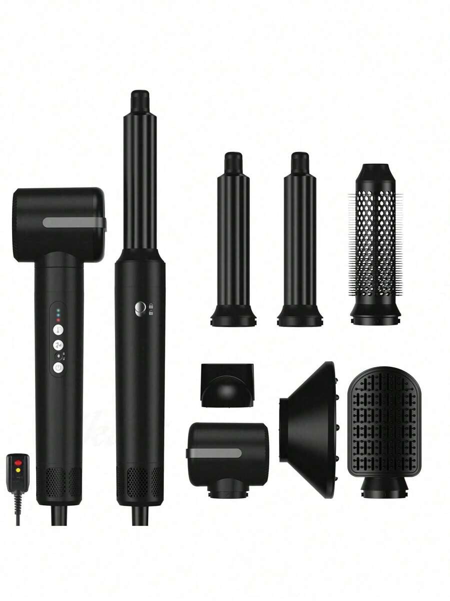 7-In-1 High Speed Brushless Blow Dryer With Auto Curler And Diffuser Brush Set - Walmart.com