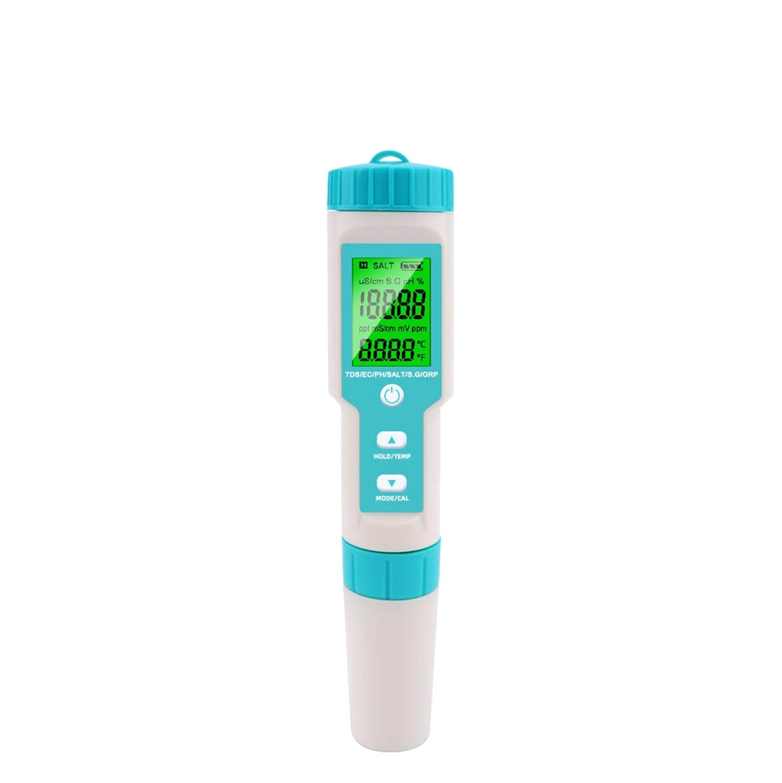 7 In 1 Water Quality Tester PH TDS EC ORP Redox Salinity S. G ...