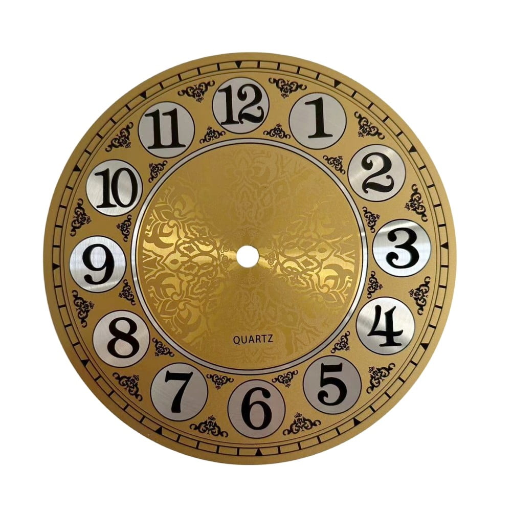 7 In Diameters 180mm Vintage Aluminium Metal Wall Clock Dial Face ...