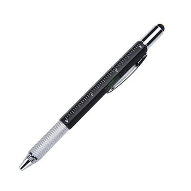 Multi-Tool Pen,6 in 1 Tool with Ballpoint Pen, Touch Screen Stylus ...