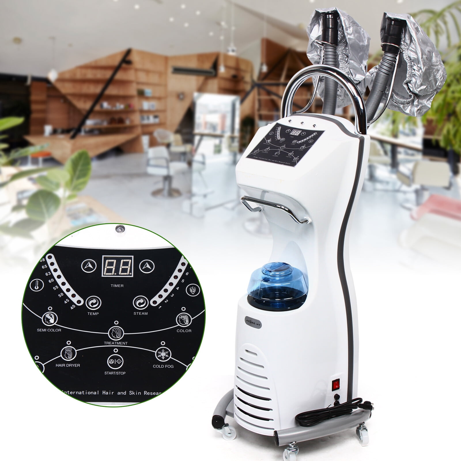 7 In1 Smart Perm Machine Standing Hair Dyeing Spa Steamer Salon Hair ...