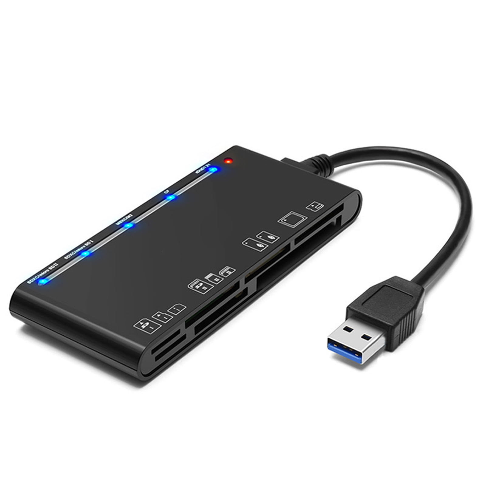 7 In1 USB3.0 Card Reader Supports MS Storage Cards And Simultaneous ...