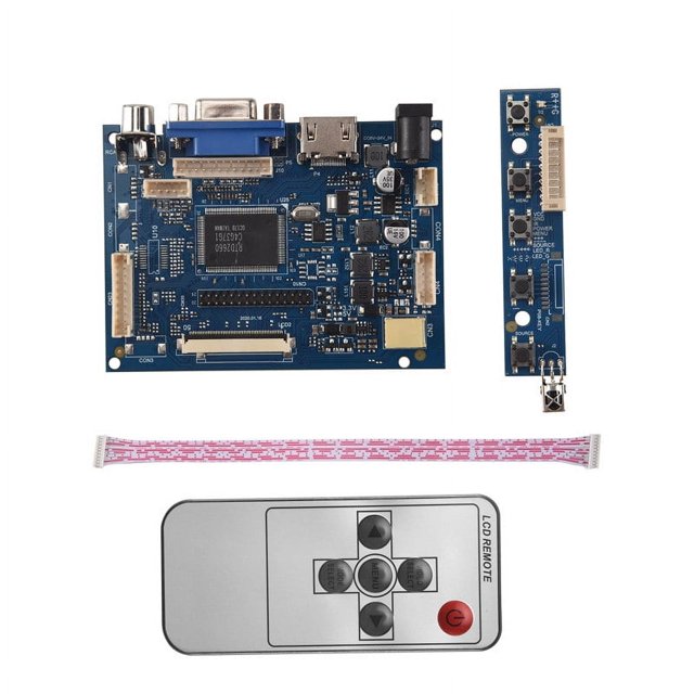 7 Inch 1024 X 600 LCD Screen Display Driver Board W/Driver Board ...