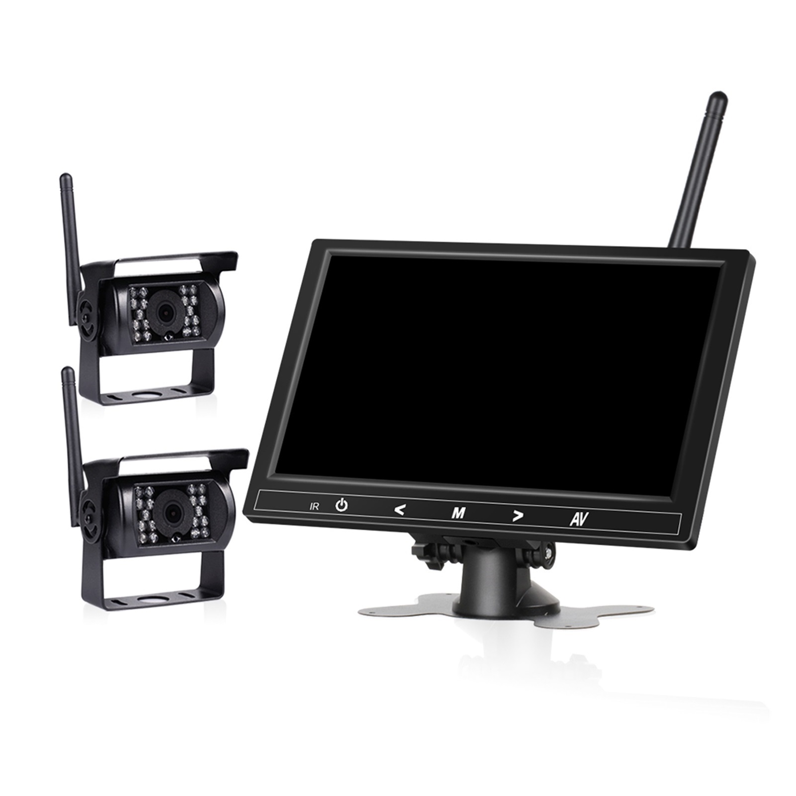 7 Inch 12-24V Wireless TrucK Monitor In Car Screen With Rear View ...